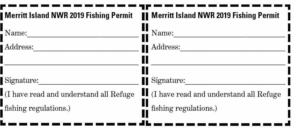 Wildlife Refuge Fishing Permit
